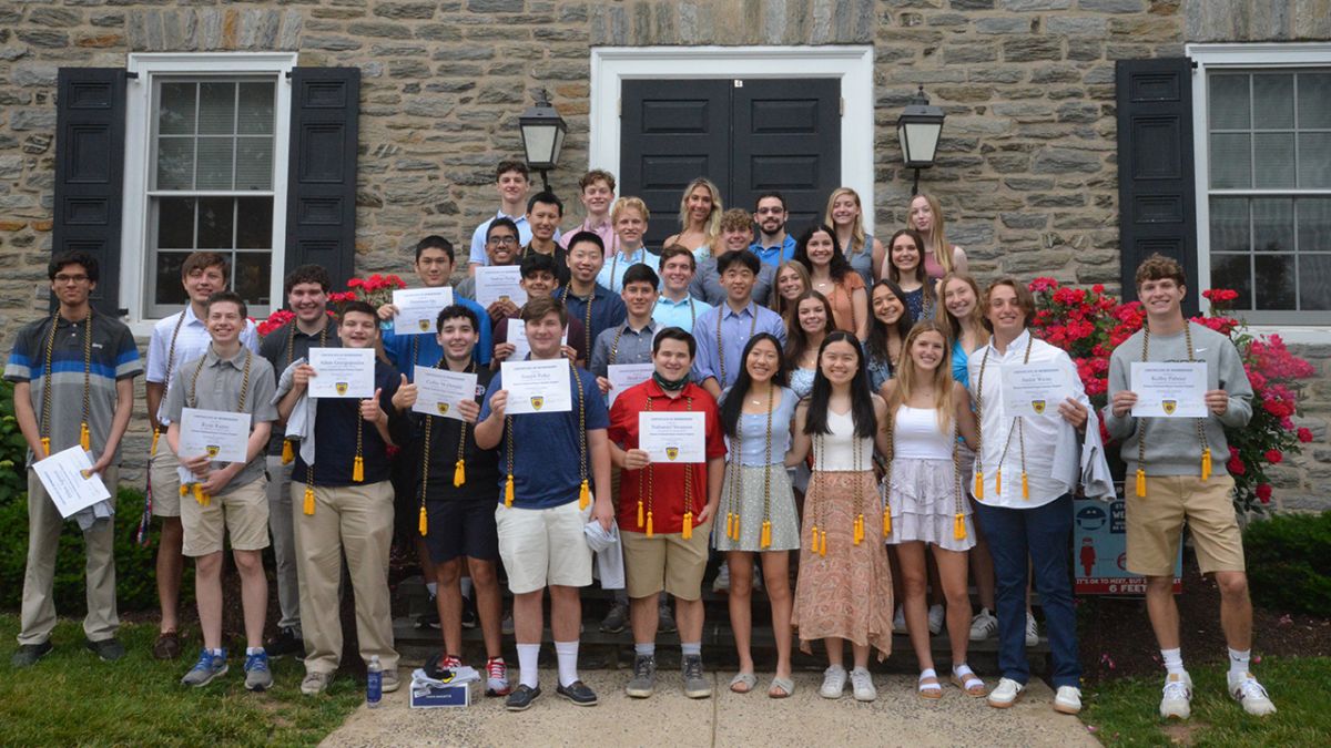 GA Inducts 35 New Members Into Science Honor Society | Today at GA Post ...
