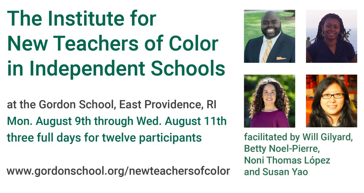 Institute for New Teachers of Color in Independent Schools | story