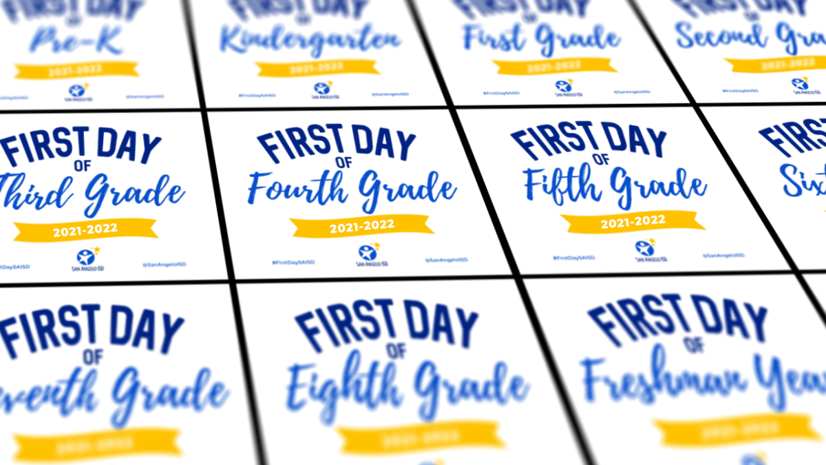 Free First Day of School Printable Signs | News Item