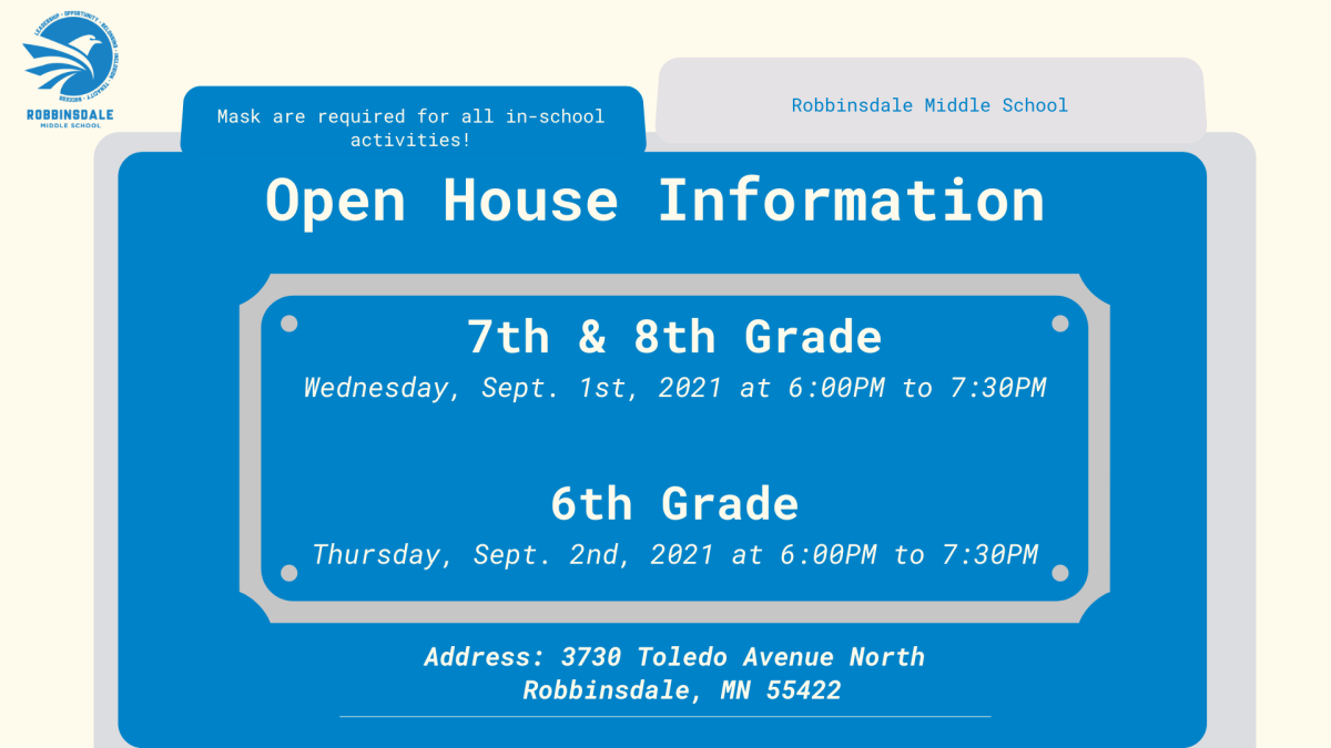 Middle School Open House Handouts