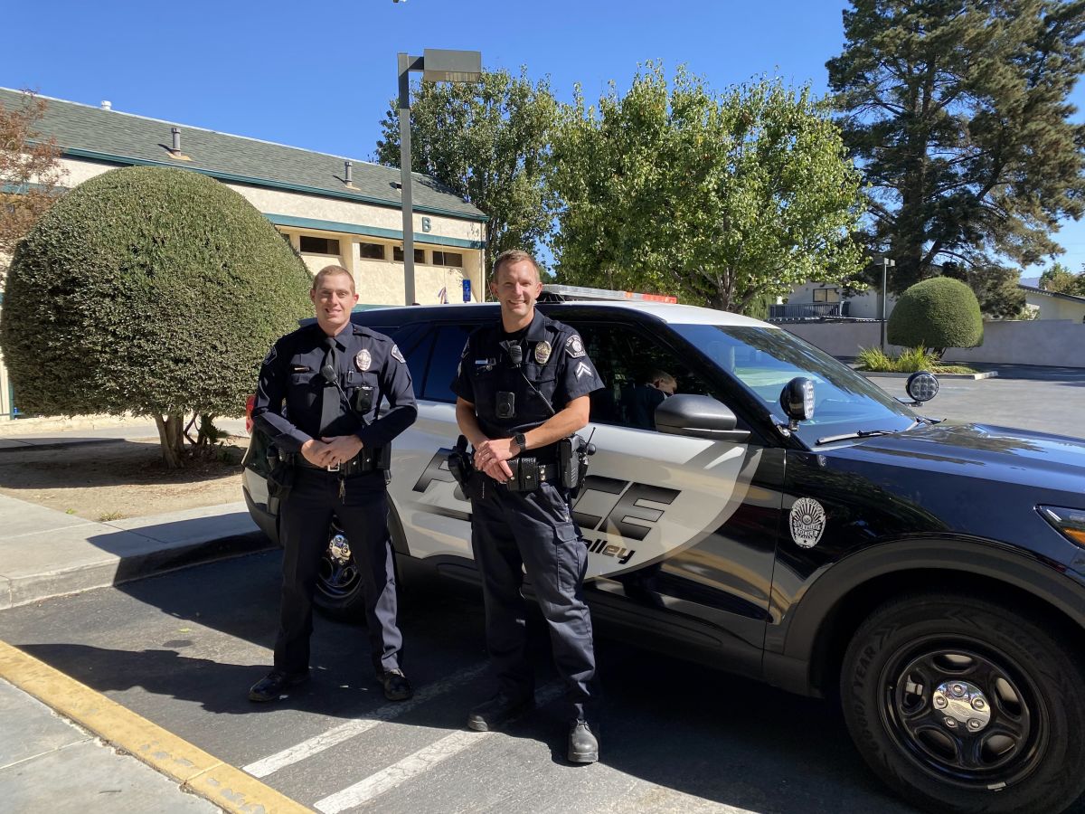 Special guests from the SVPD visited the preschool! | News Detail