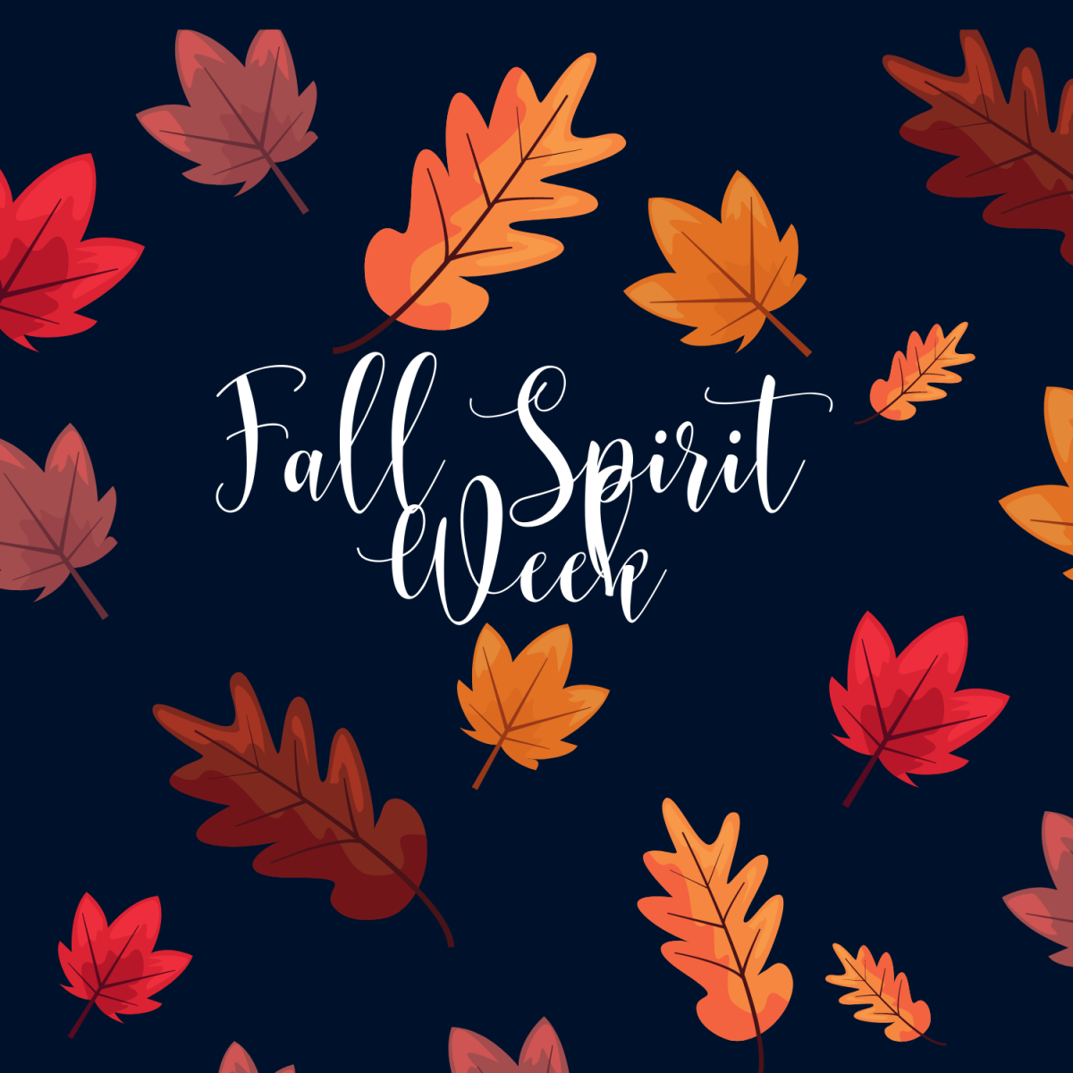 Fall Spirit Week 11/8 - 11/12 | Details