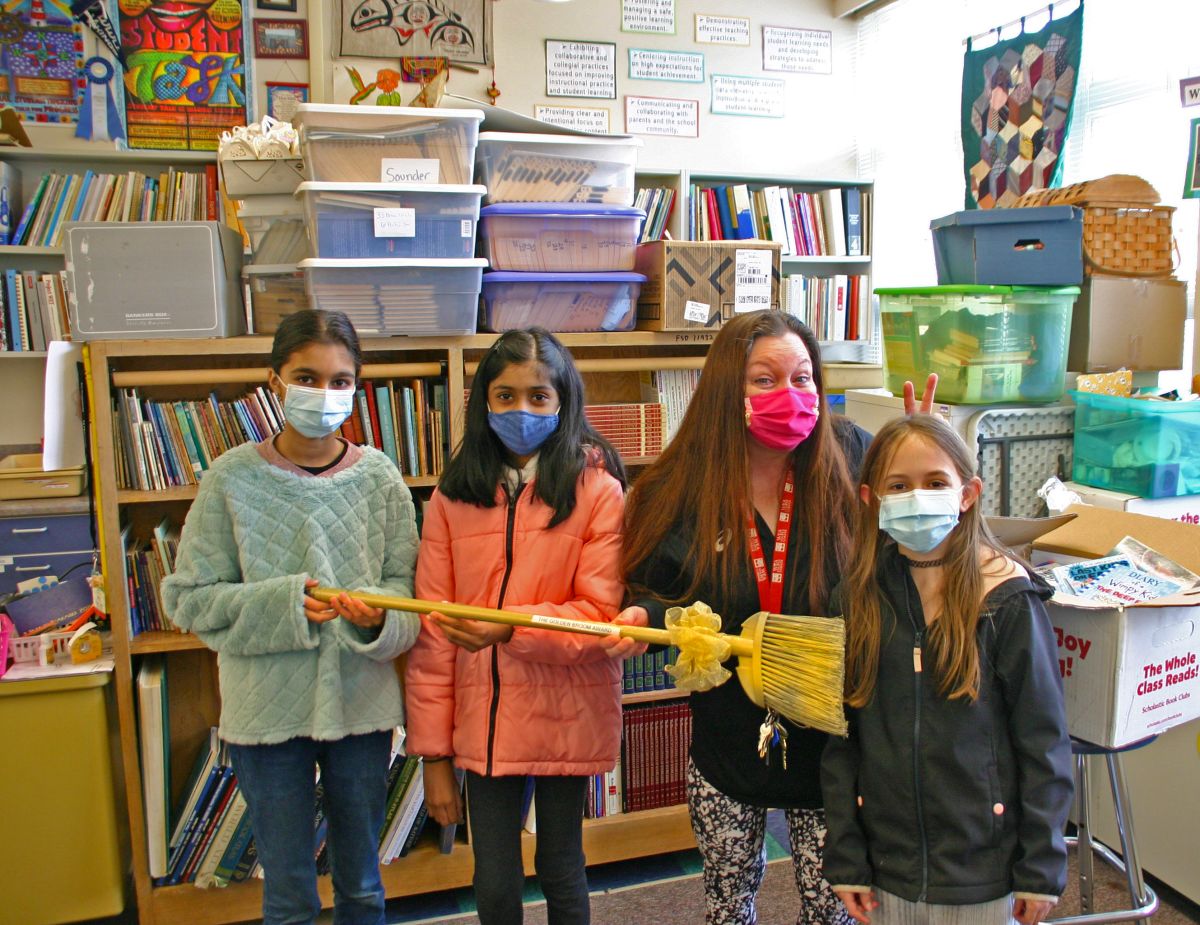 Central Elementary custodian rewards clean classrooms with new Golden ...