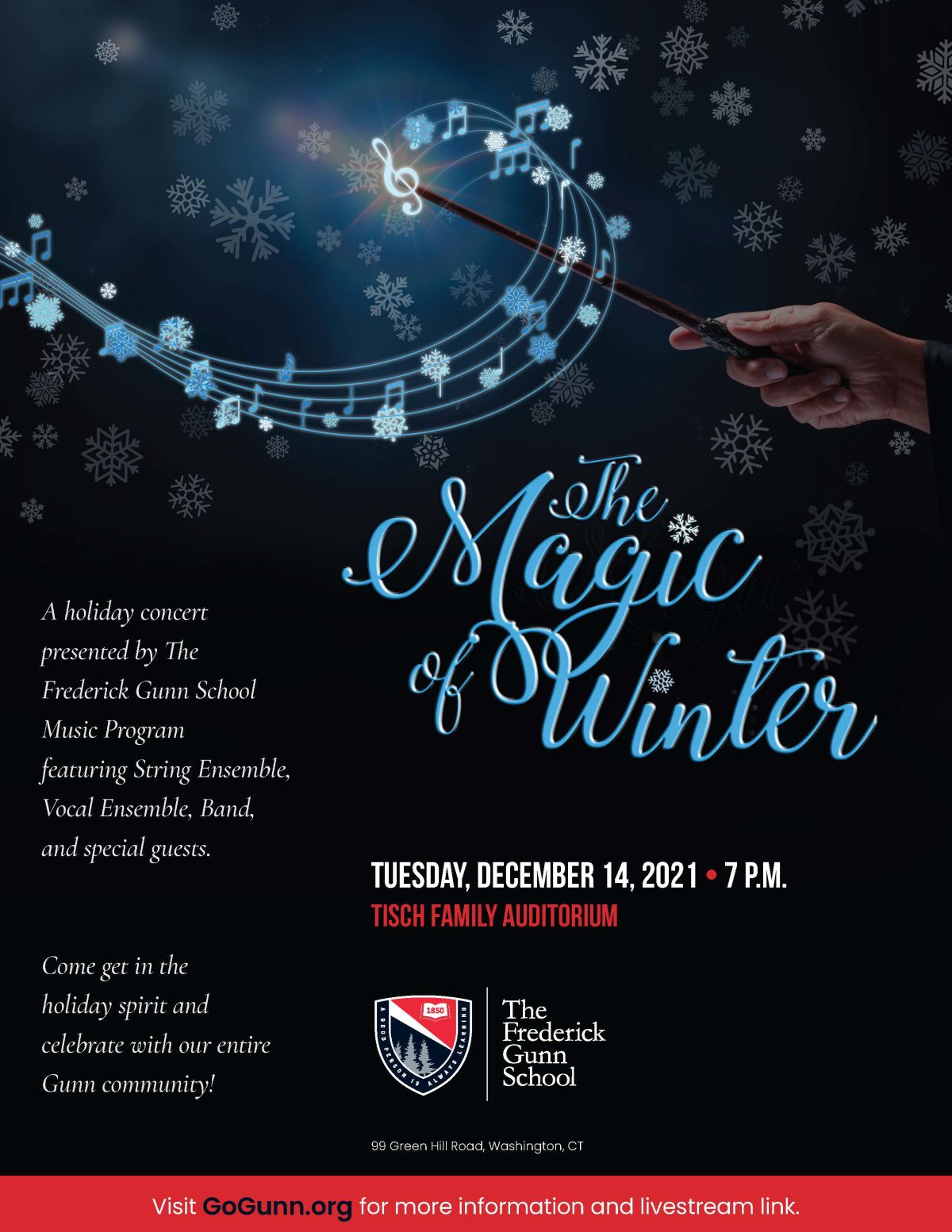 Music Program to Present Annual Holiday Concert, “The Magic of Winter ...