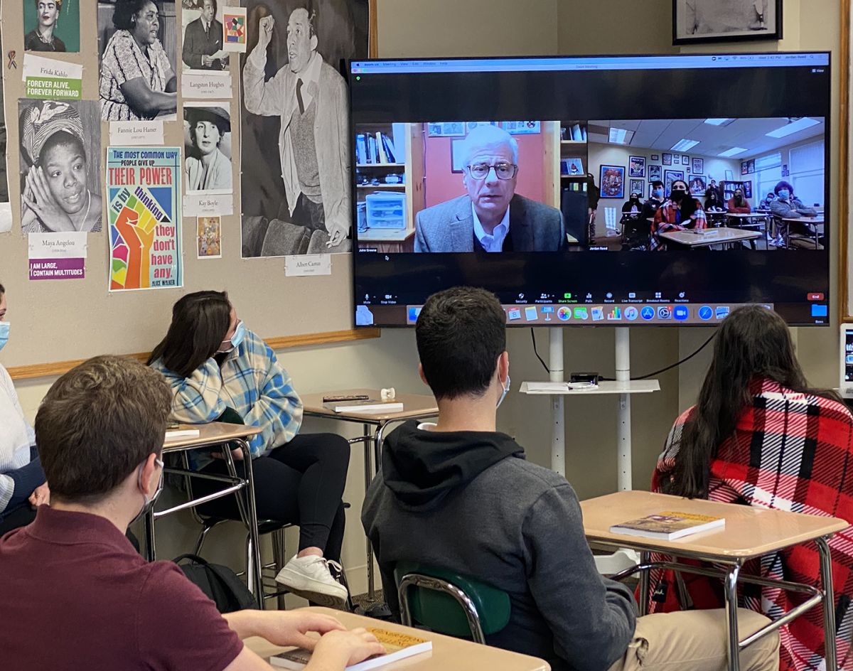 Historian and Author Speaks to History Class about Archival Research ...