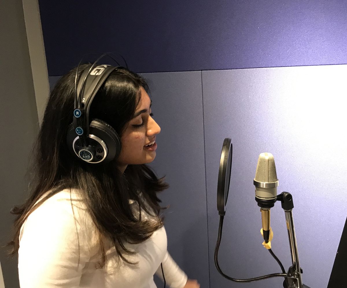 Maya Bhide '23 Records The National Anthem in the CID | Morristown ...