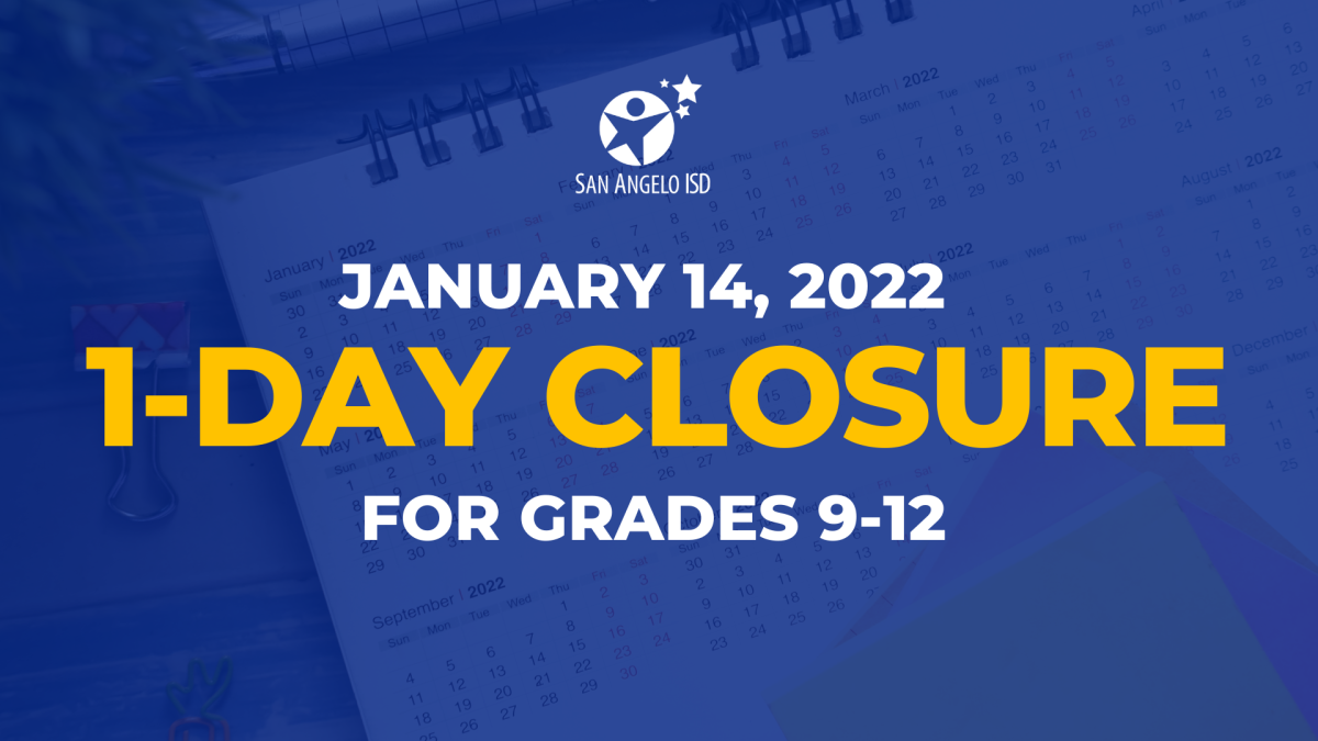 Informational Update: One-Day Closure Grades 9-12 for Friday, January ...