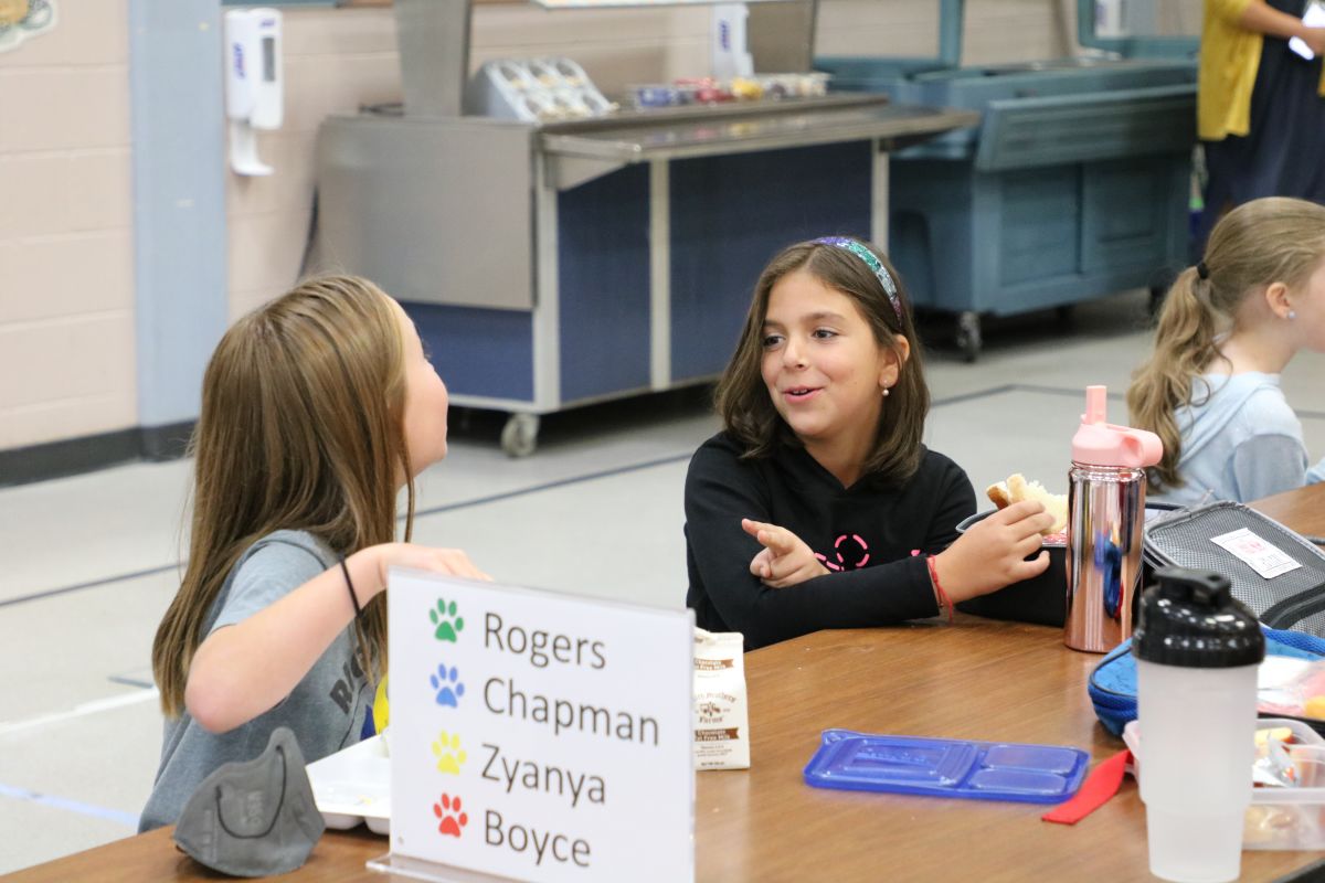 Students Enjoy Lunchtime on the First Day of School | News Article ...