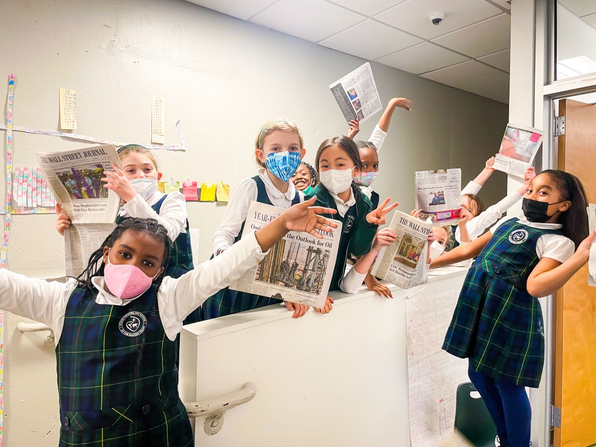 Second grade newspaper dedicates special issue to founding mother ...