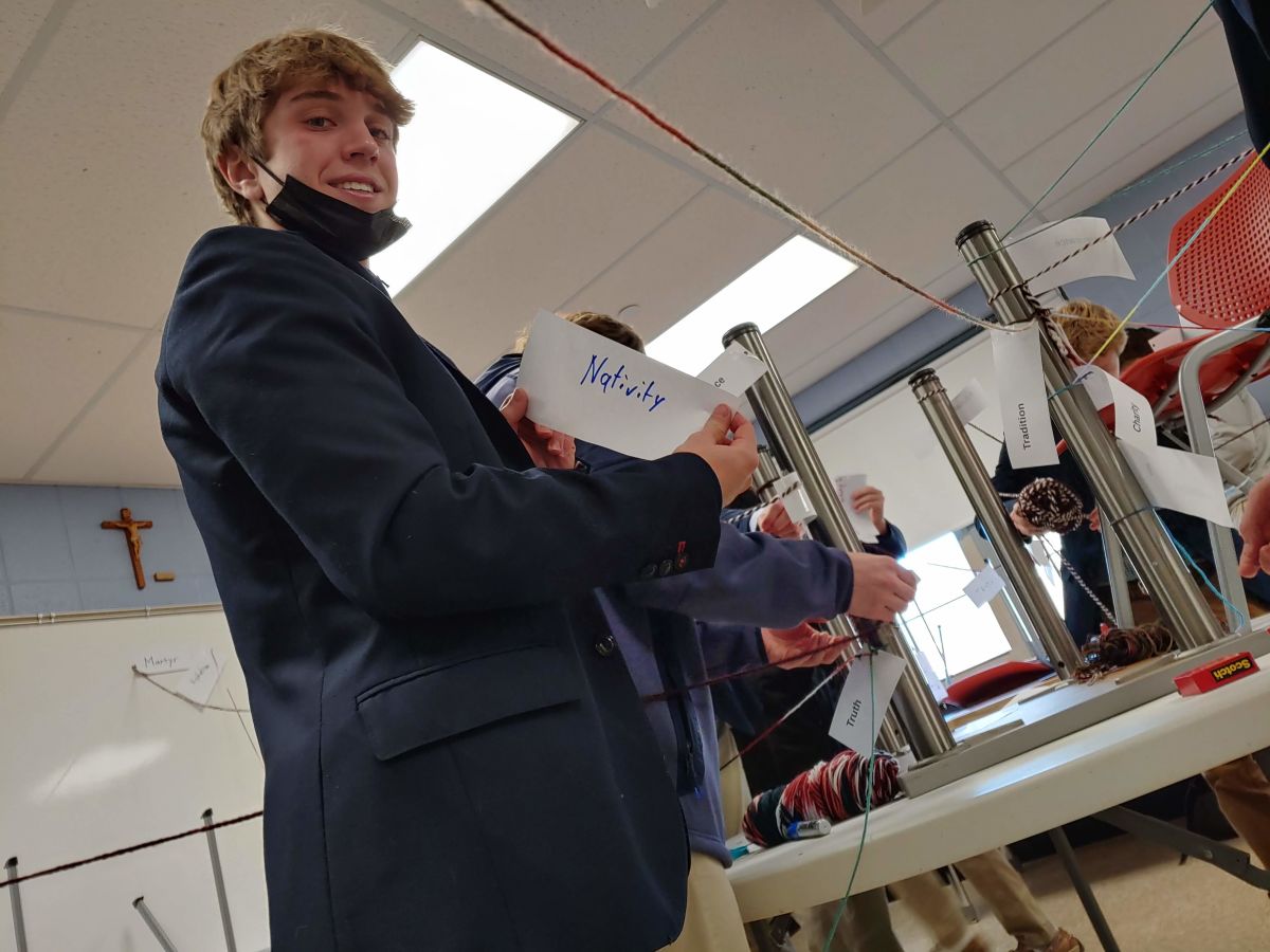 Church History Students Create Class Spider Web | Malvern News Details