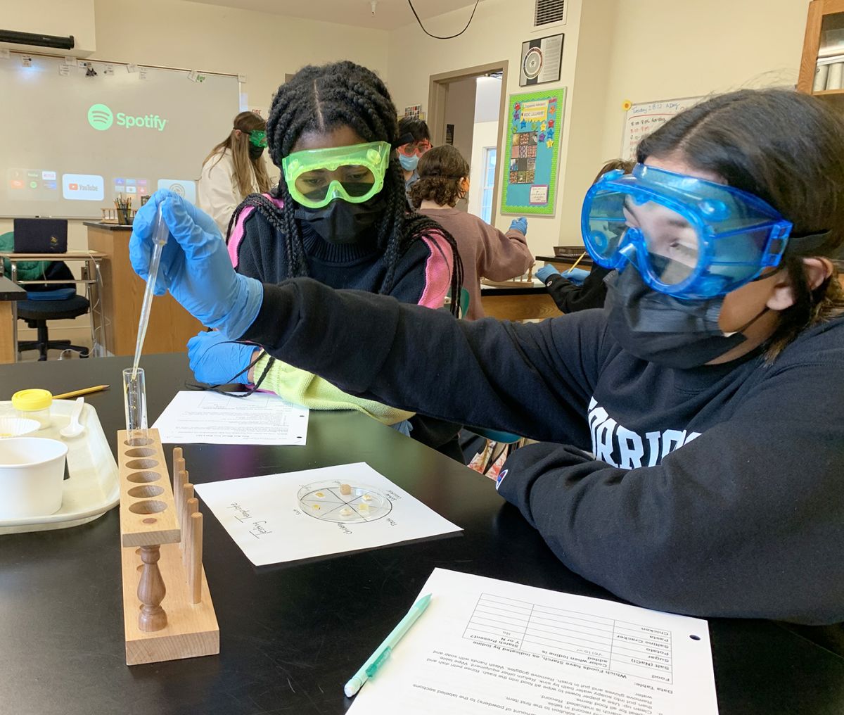 7th Grade Science Students Learn "You Are What You Eat" | Morristown ...