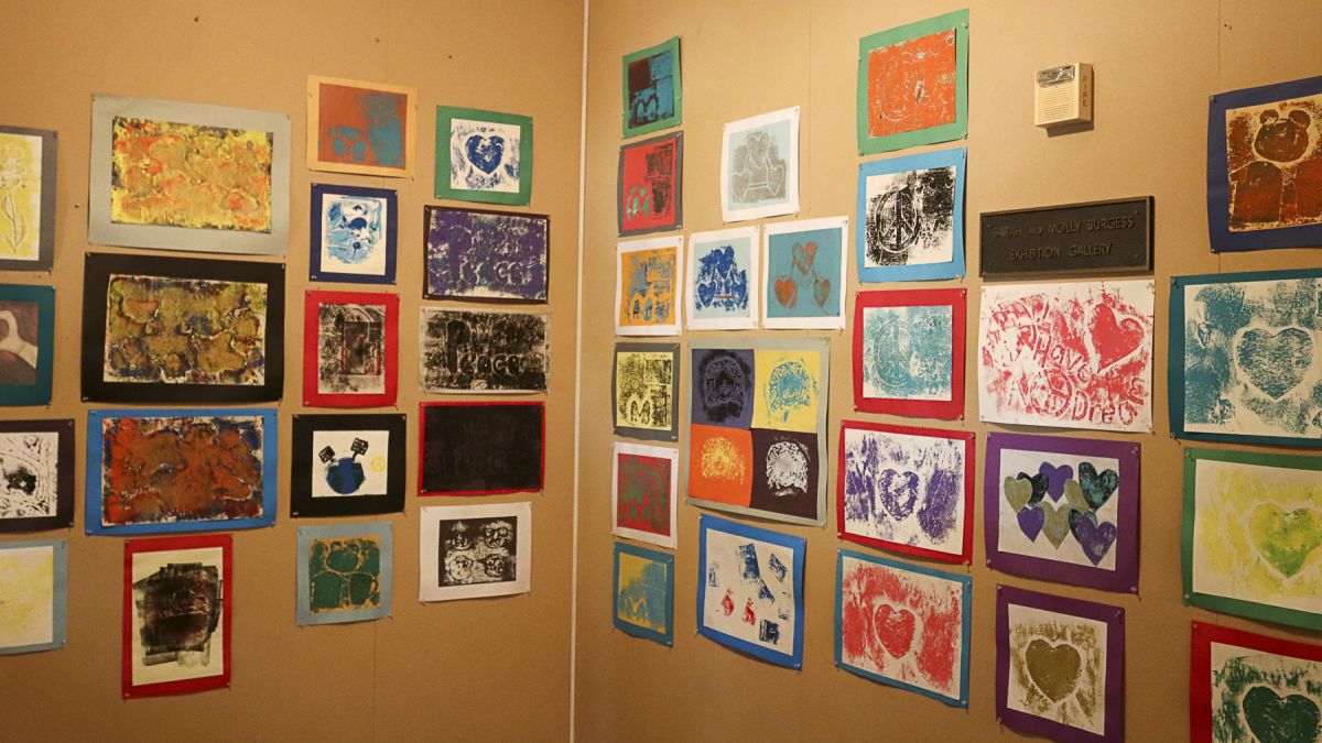 On Display: 6th Grade Linoprints and 5th Grade Collagraphs | News Post