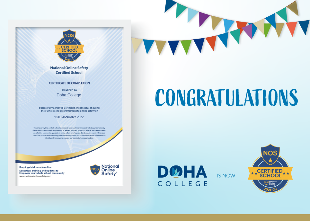 Doha College now a National Online Safety certified school | Default ...