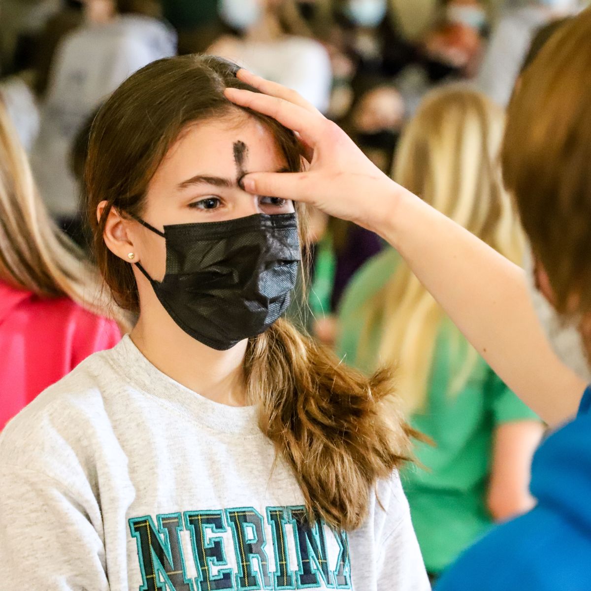 Nerinx observes Ash Wednesday | News Feed - Nerinx Hall High School