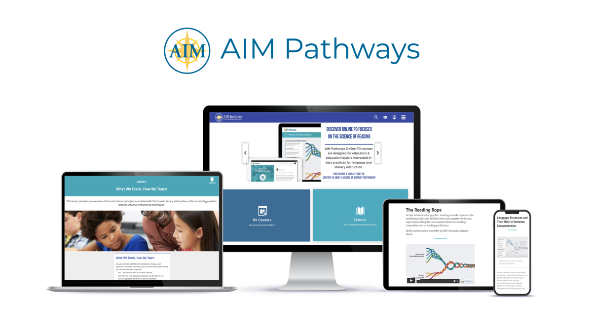 Effective Professional Literacy Learning - AIM Pathways
