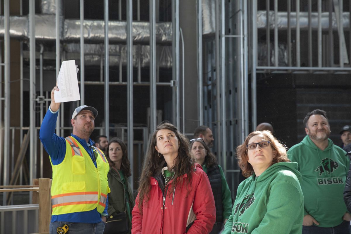 ETMS staff tour building for first time | Default Board Page