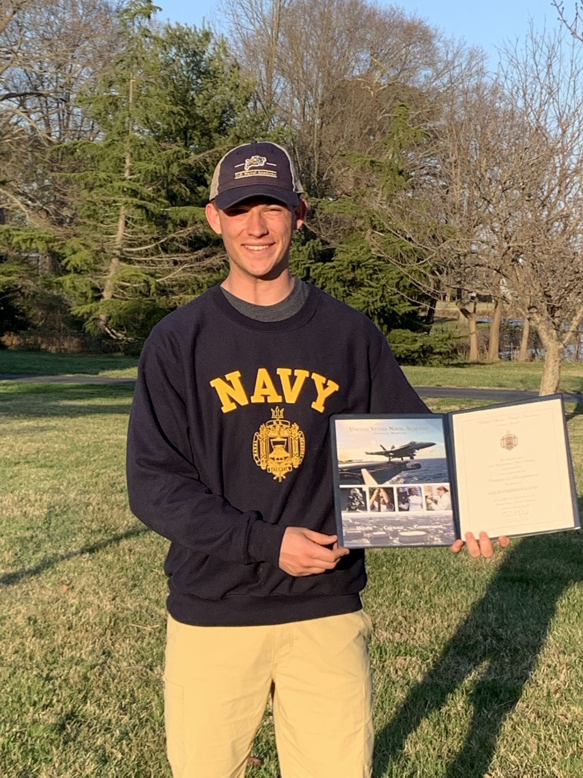 Colin Lang ’22 Headed to the Naval Academy | News Details - The Gunston ...