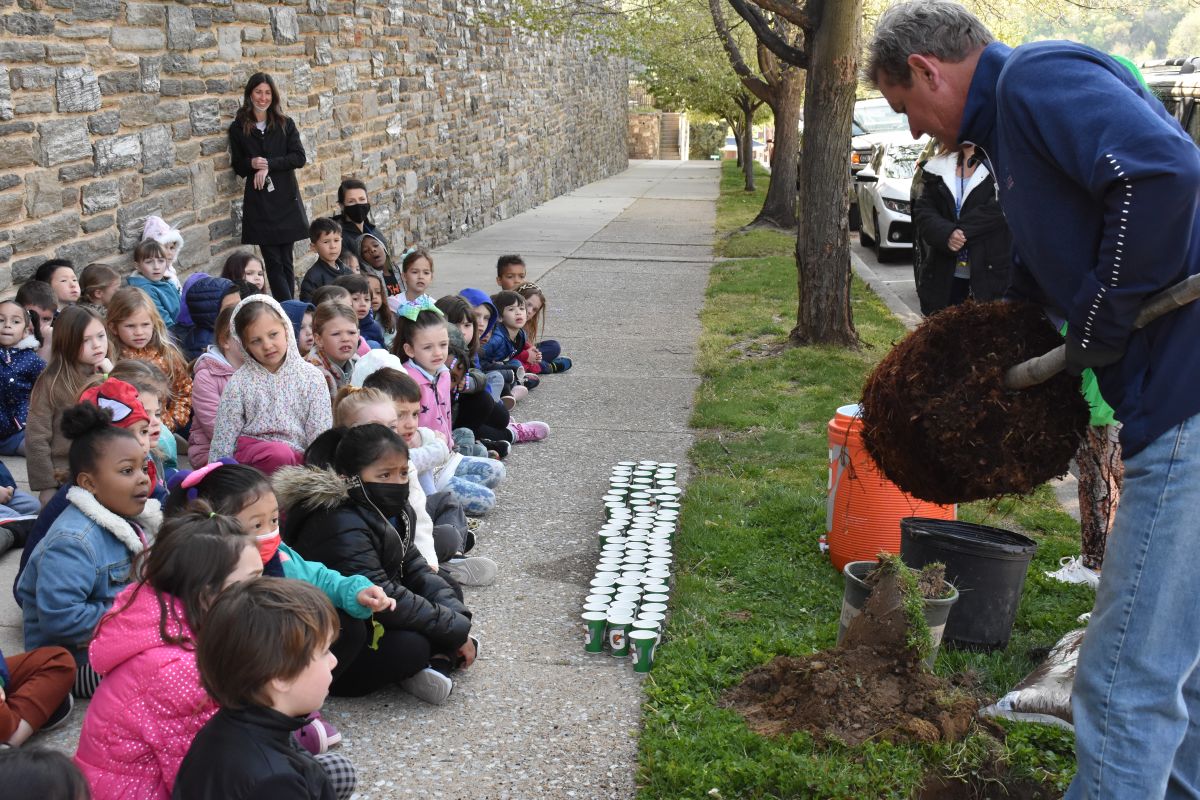 K-3 students mark Arbor Day with tree plantings | District Posts Item