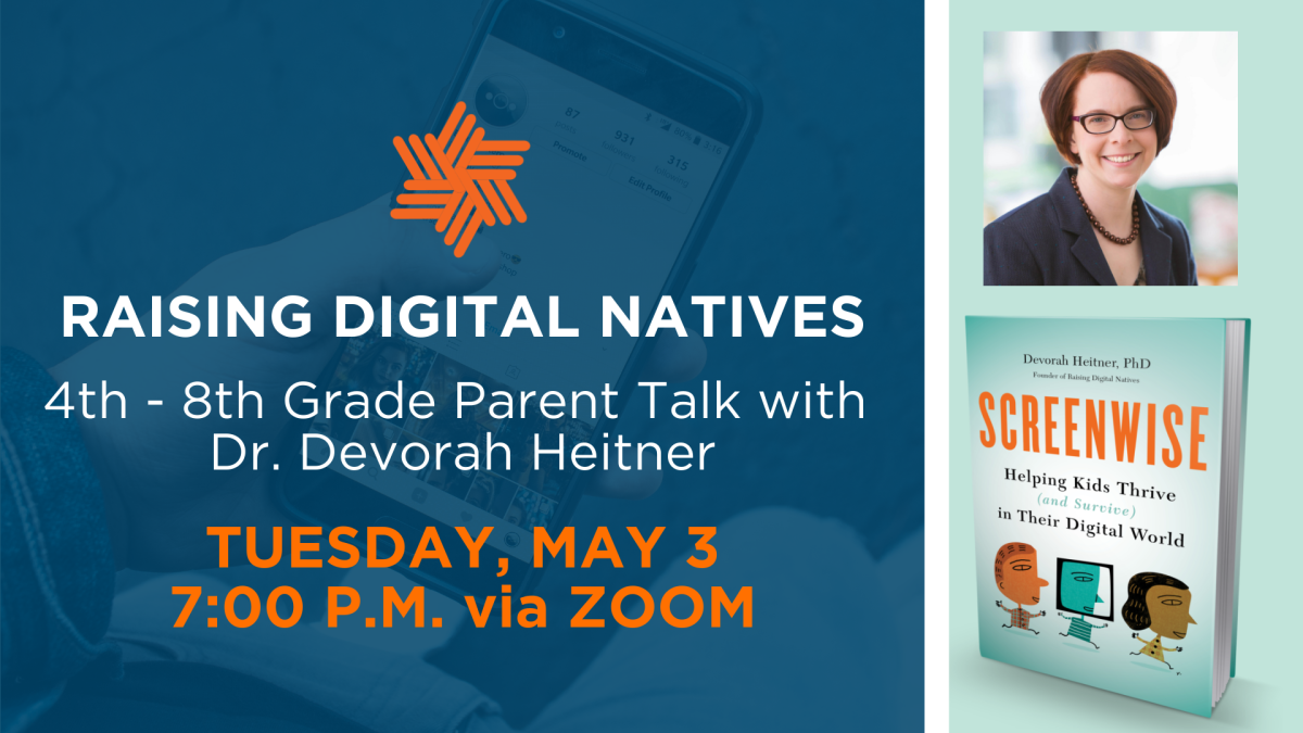 All MS Parents: Parent Talk with Dr. Devorah Heitner | Raising Digital ...