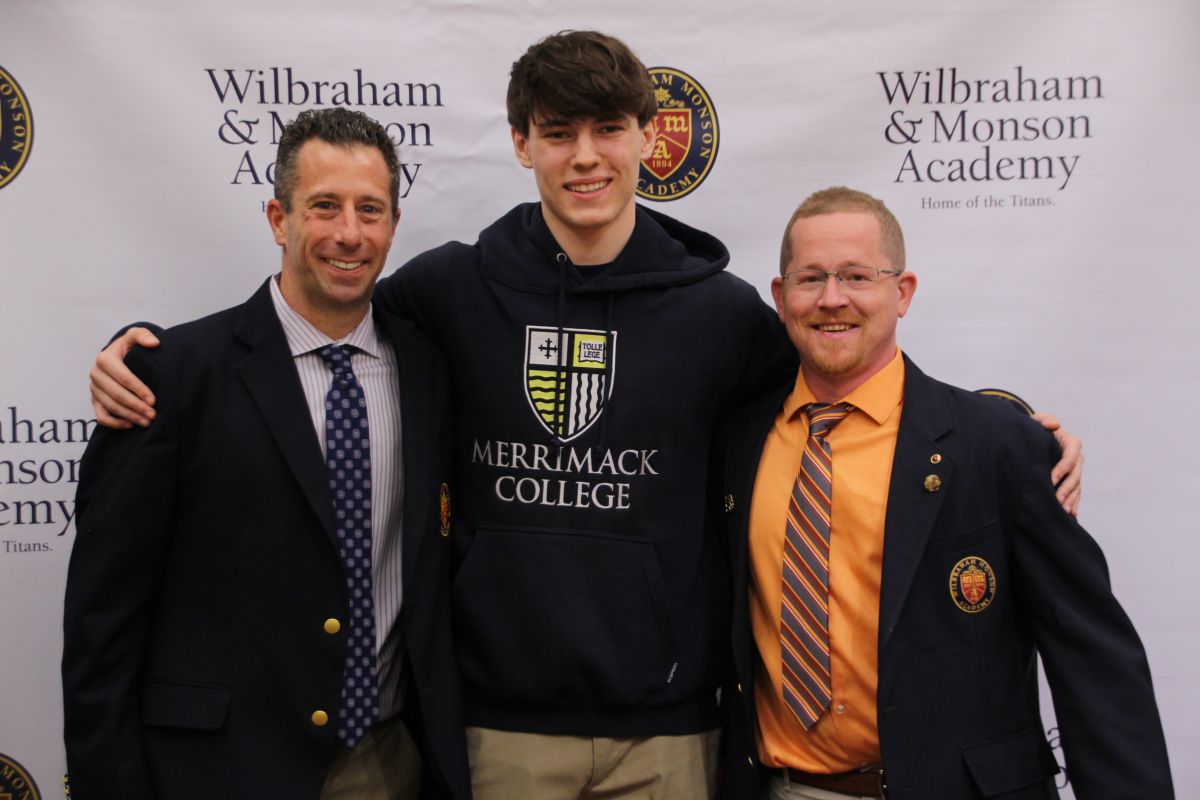 Ian Mackin '22 signs NLI with Merrimack | Post