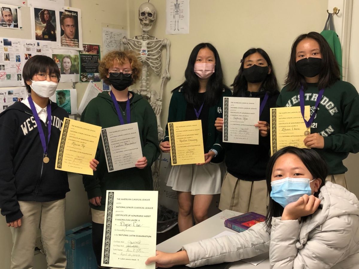 Westridge 8th Graders Demonstrate Knowledge on National Latin, Spanish ...