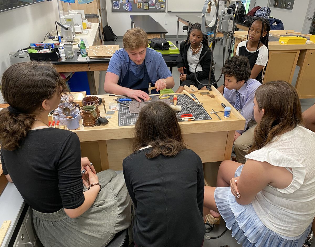 Justin Givner '23 Teaches Middle School Jewelry Design Class ...
