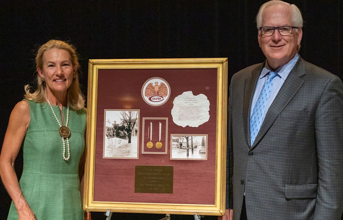 Eberly honored as Graduate of the Year | News Posts Details Page