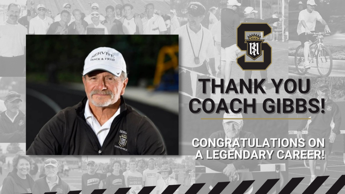 Coach Gibbs Retires as Head Track and Field Coach | News - Servite High ...