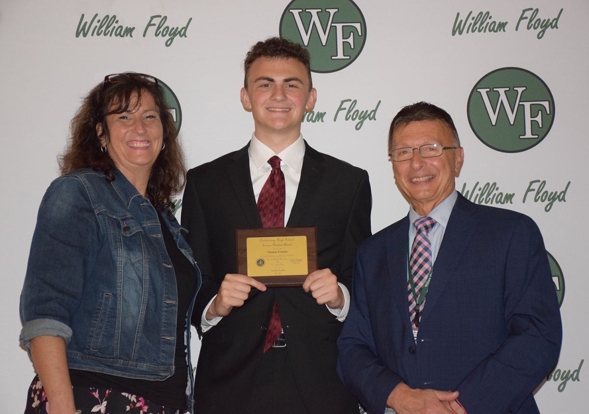 WFHS Graduating Senior Receives “Outstanding High School Science ...