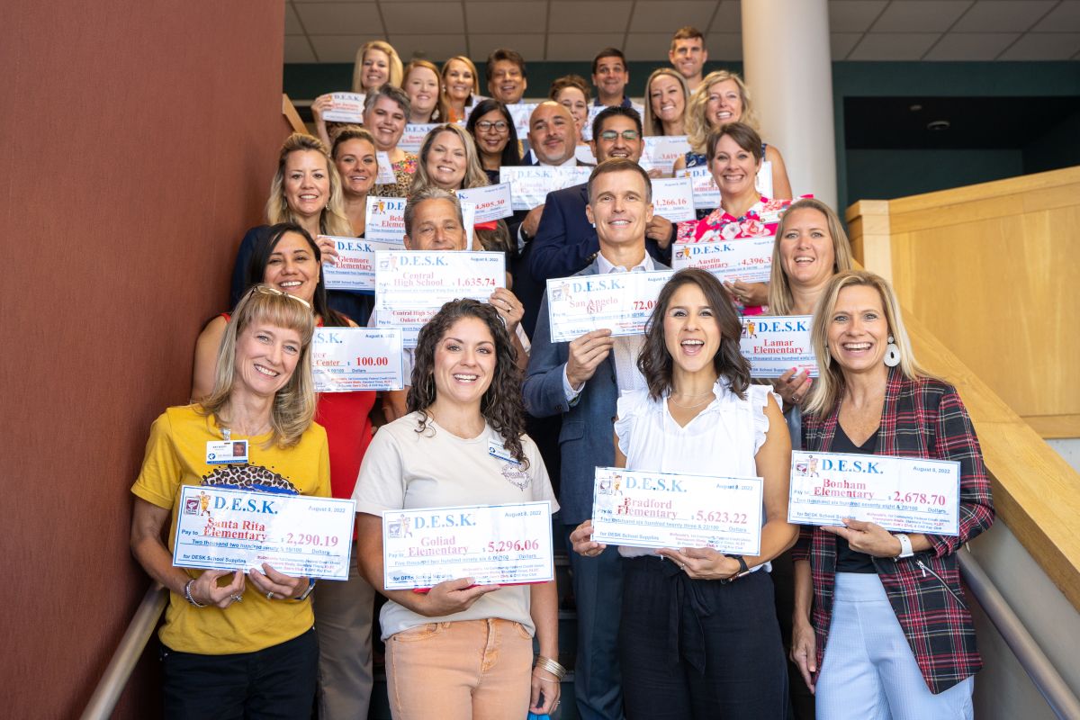 DESK Non-Profit Donates over $72,000 to SAISD Schools to Help Students ...