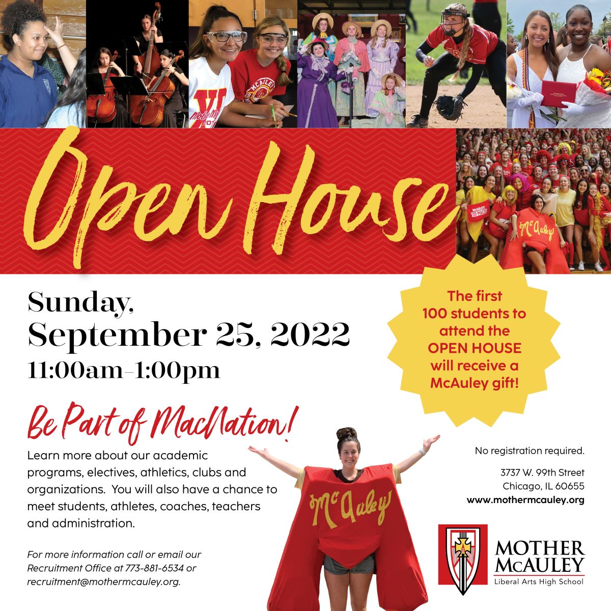 Join us for the first open house of the year! | School News