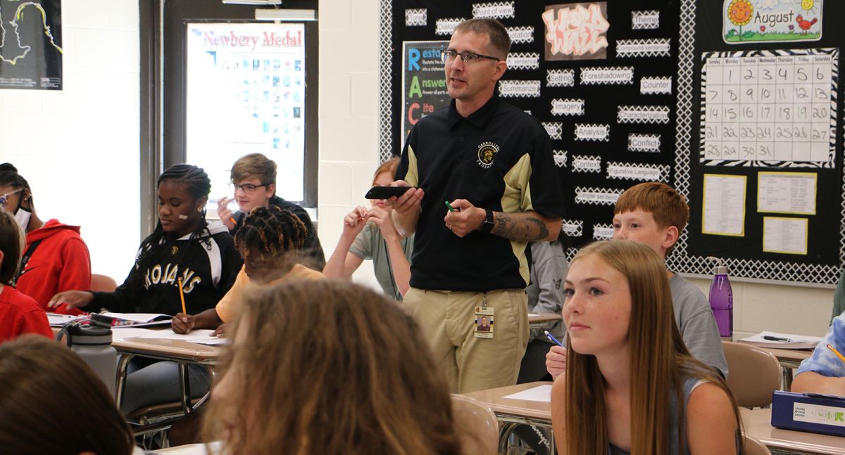 Teacher of the Year: CJHS's Megathlin shares secret behind his ...