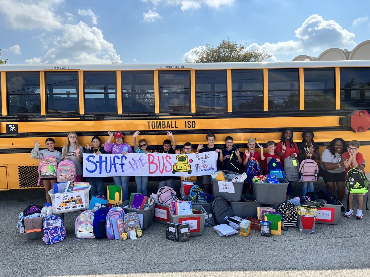 TISD Community Steps Up Big to Support TEF’s Stuff the Bus Initiative ...