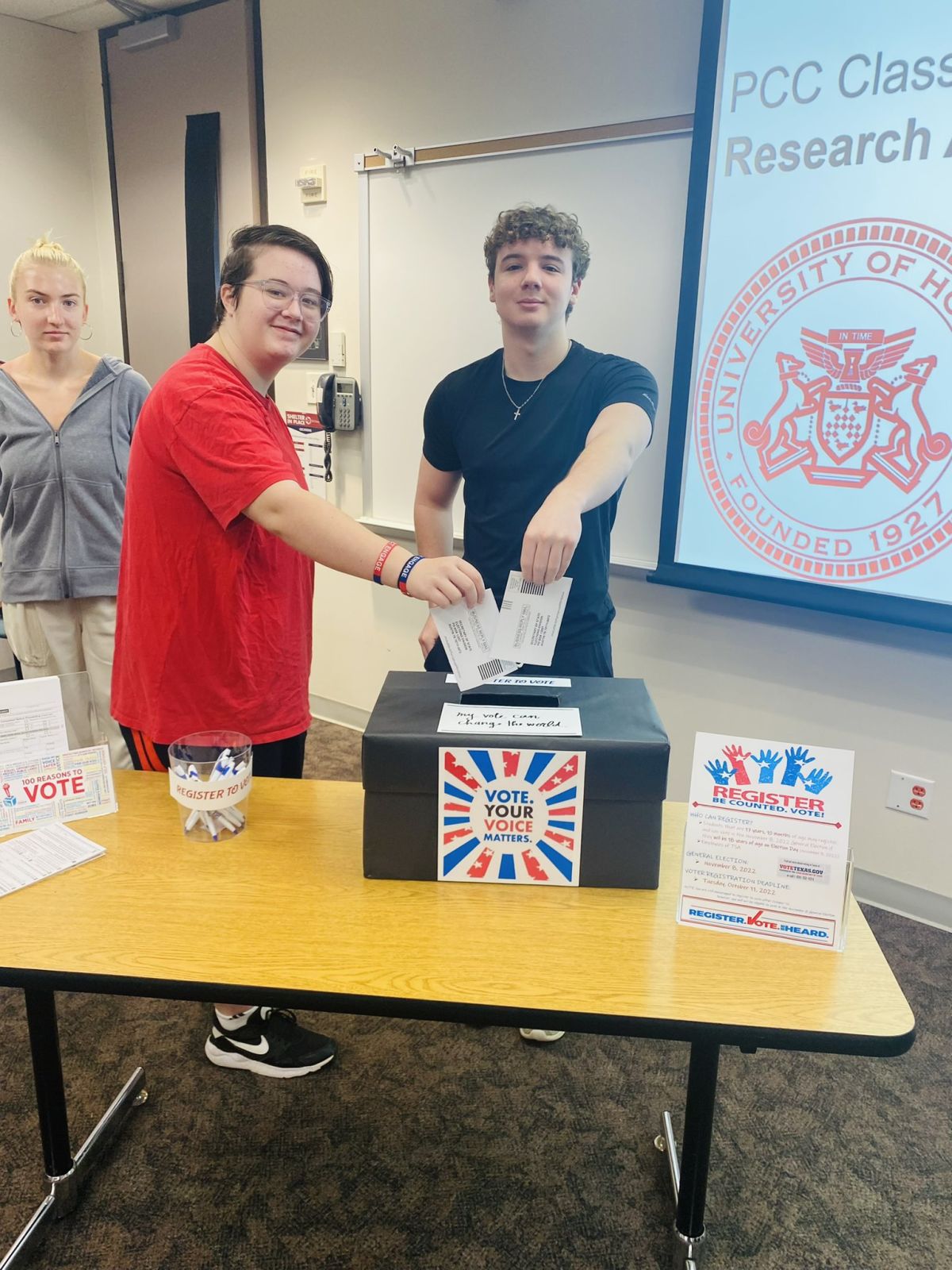 Tomball ISD High Schools Create Voter Registration Booths on Campus ...