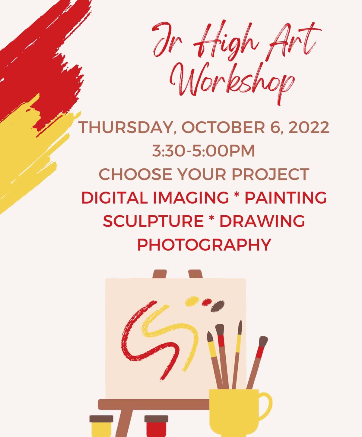 Calling all Jr High artists! | School News