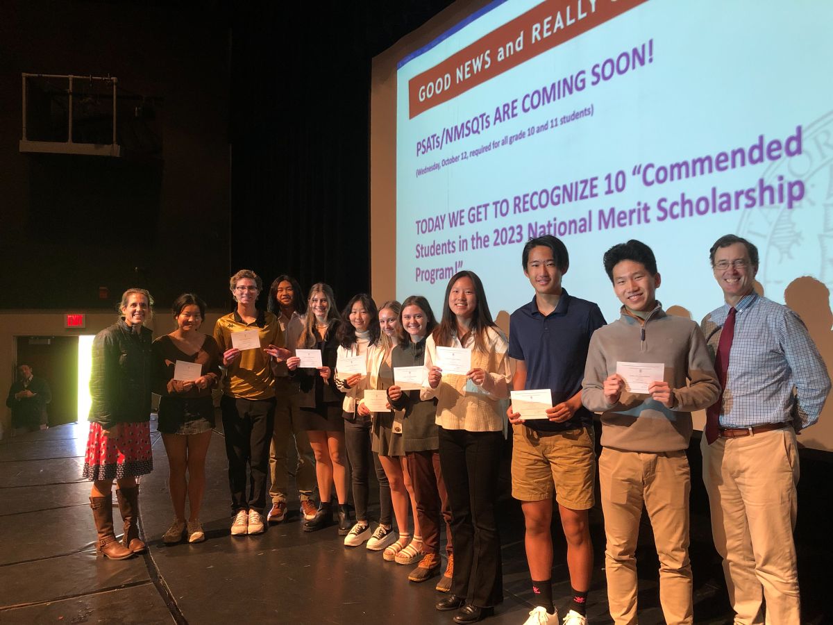 Congratulating Commended Students | News Detail - Tabor Academy