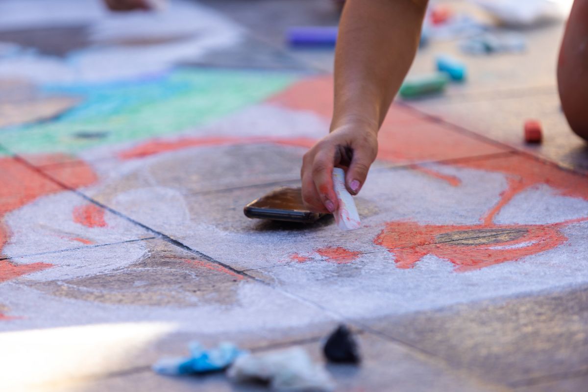 Art Students Create Chalk Murals for CHOC | Campus News - Santa ...