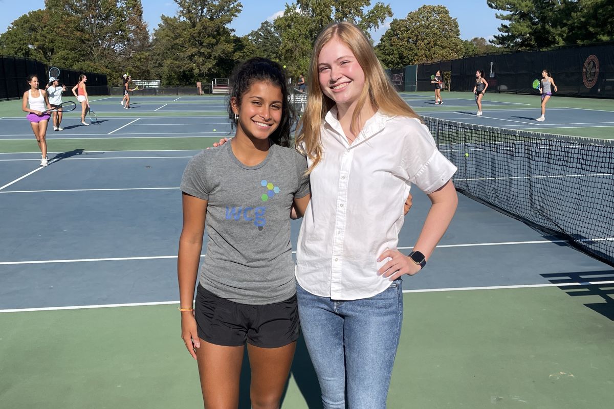 Big Red Sports Profile: Girls’ Varsity Tennis Captains Aarushi Attray ...