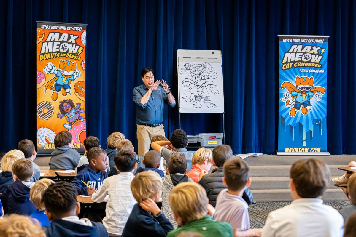 Cartoonist John Gallagher is the Cat’s Meow | News and Events | Gilman ...