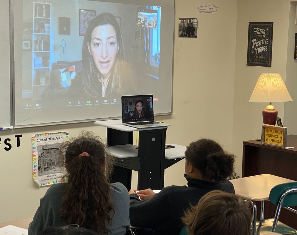 Middle School Students Zoom with Author Emily Barth Isler | Morristown ...
