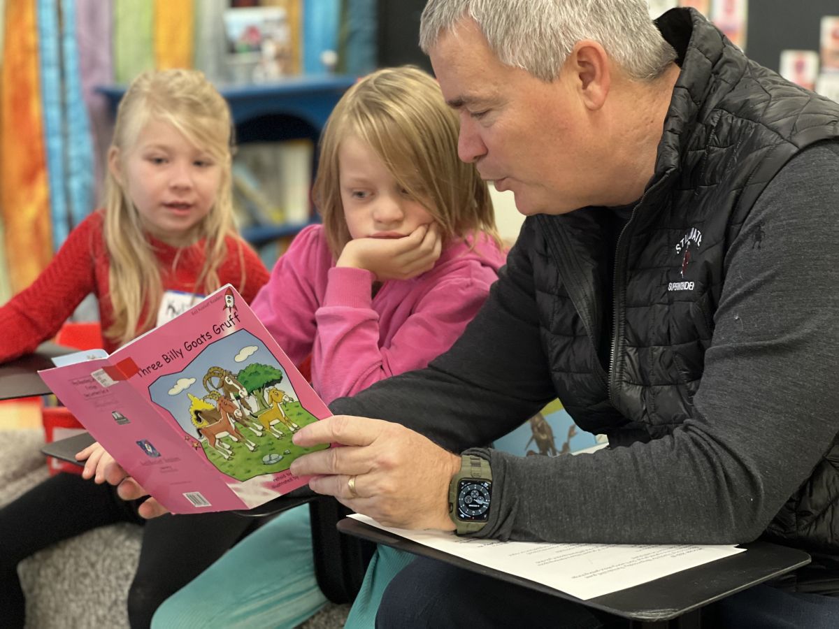 Dr. Funk heads back to the classroom | District News Detail ...
