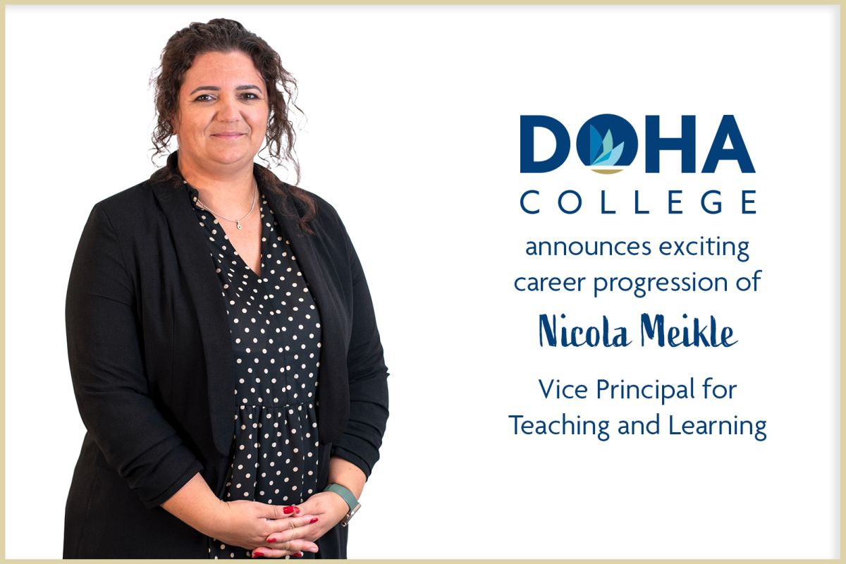 Doha College announces exciting career progression of Nicola Meikle ...