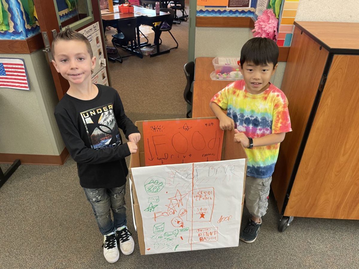 Second Graders Contribute to Issaquah Food Bank | News Article - Grand ...