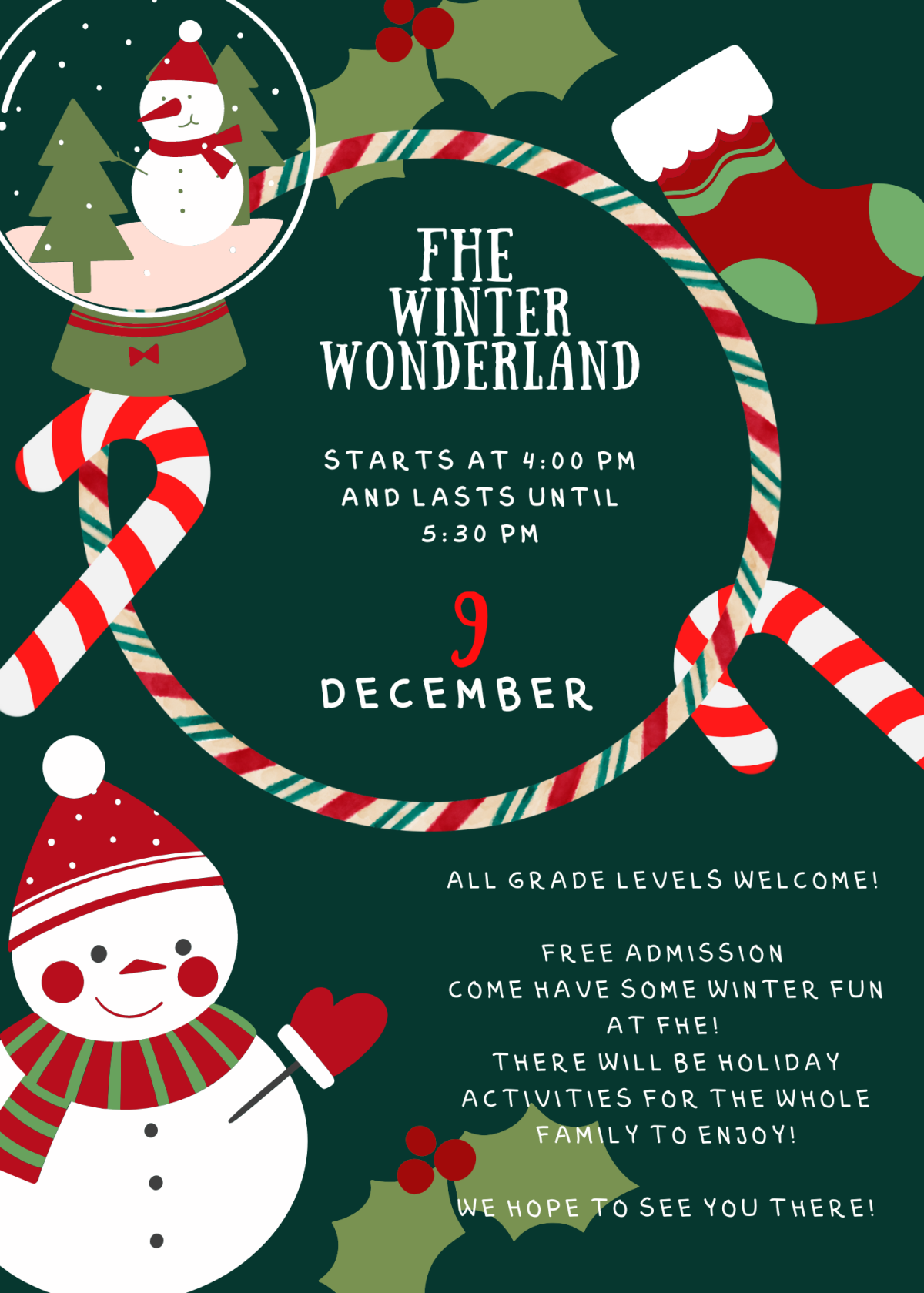 Winter Wonderland | Details - Federal Heights Elementary School