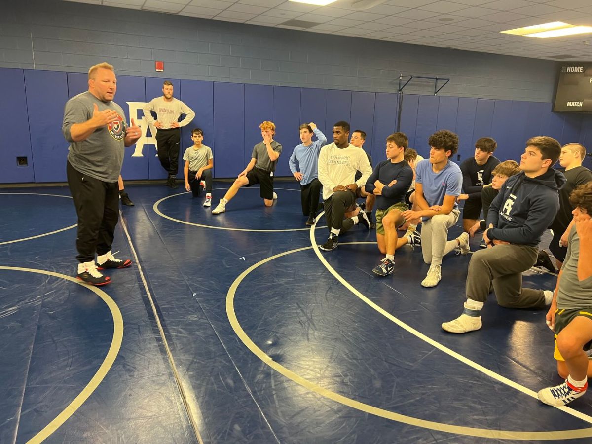 Olympian Brandon Slay Shares Strategies & Tips with the Wrestling Team ...