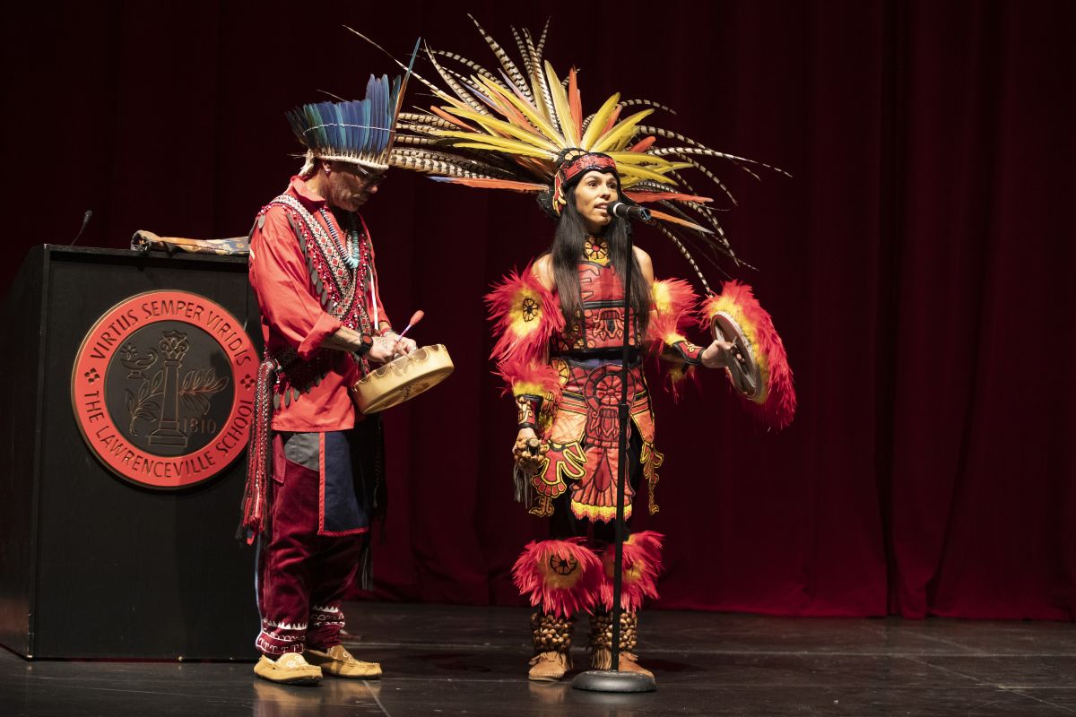 Redhawk Native American Arts Council Visits Lawrenceville | News Detail