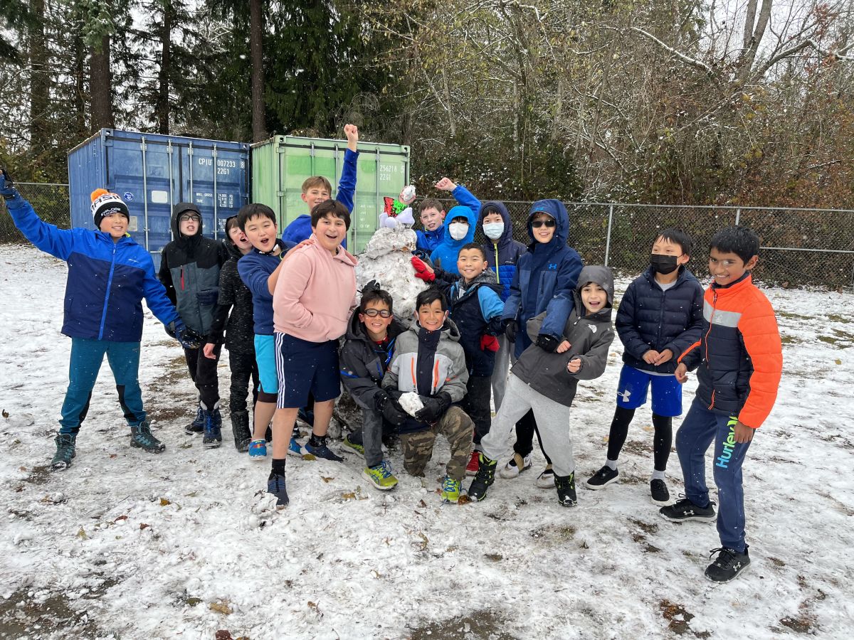 Students and Staff Enjoy First Snow at Clark Elementary School | News ...