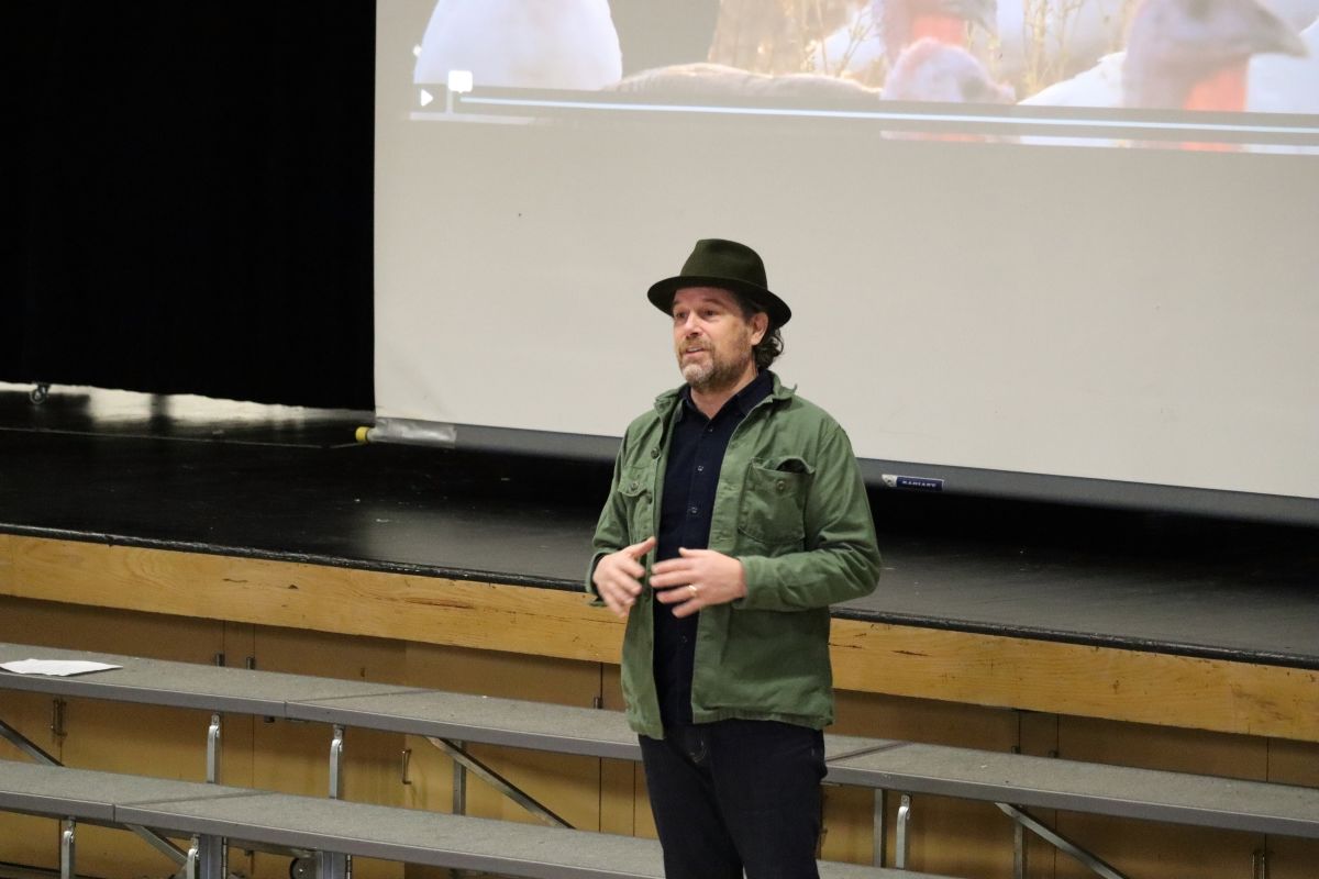Documentarian Christopher Quinn Visits Polson - Madison Public Schools
