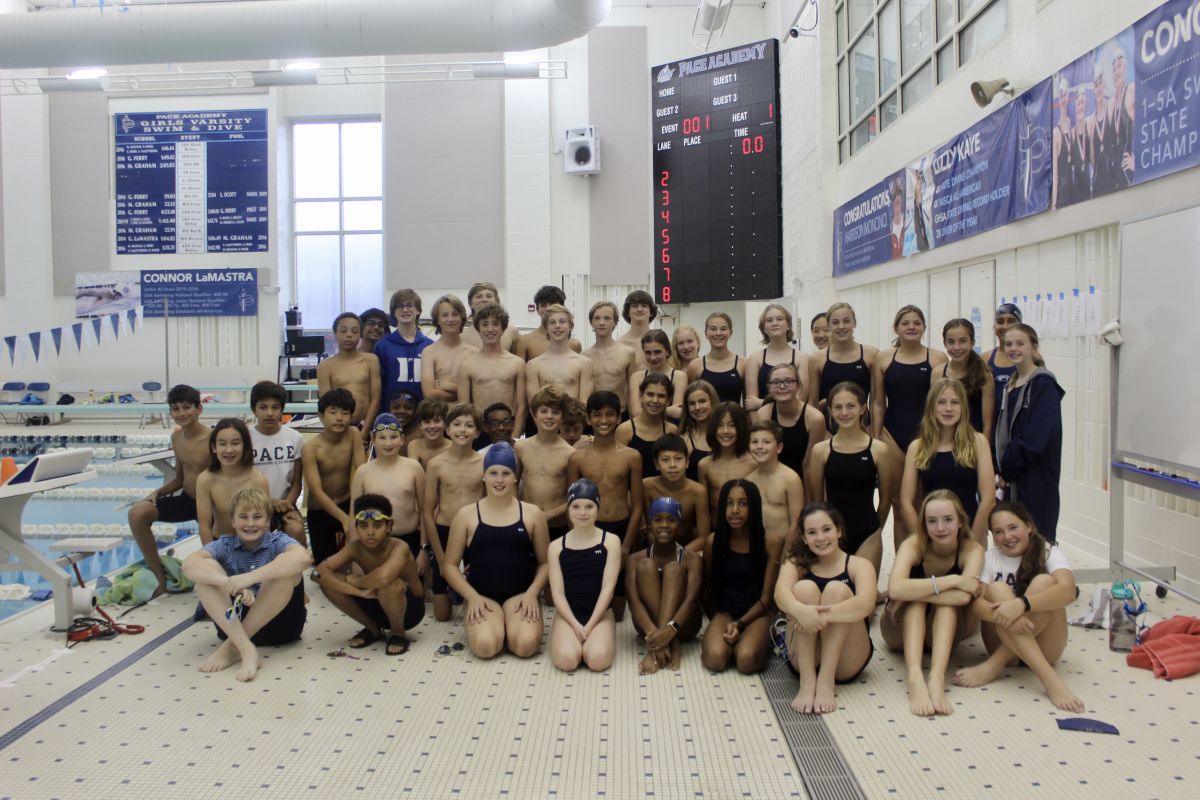 Middle School Swimmers and Divers Shine at Championship Meet | Pace News