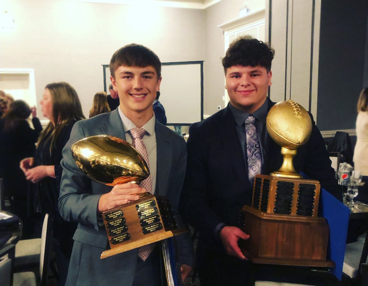 Ryan Amato, Caden Lesiewicz Earn County Football Awards; Coach Longo ...